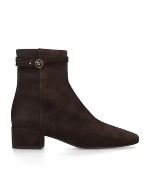 Women's Brown Suede Boots