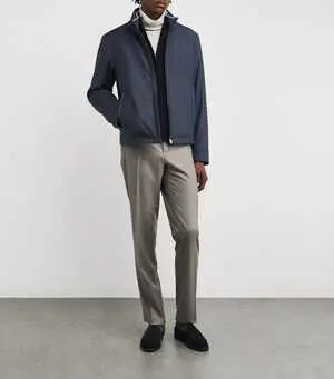 Paul & Shark Virgin Wool-silk Jacket