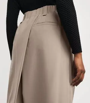 Issey Miyake Round Pleated Trousers