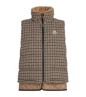 Moncler Checked Vests For Women
