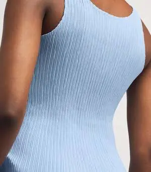 Issey Miyake Hatching Pleats Tank Top