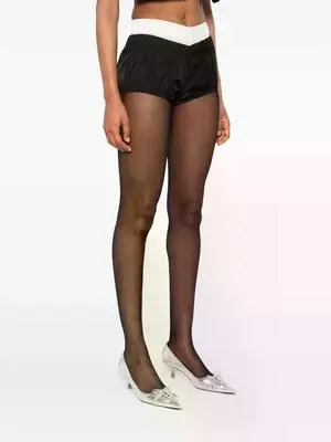 VESTIAIRE D'UN OISEAU LIBRE Panelled Mini Shorts