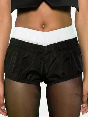 VESTIAIRE D'UN OISEAU LIBRE Panelled Mini Shorts