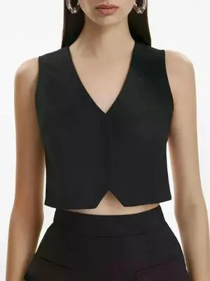 VESTIAIRE D'UN OISEAU LIBRE Open-back Cropped Top
