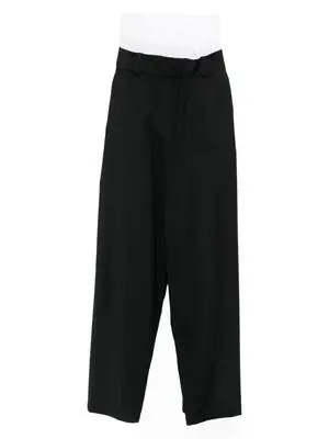 VESTIAIRE D'UN OISEAU LIBRE Elasticated-waistband Trousers