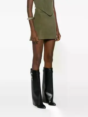 VESTIAIRE D'UN OISEAU LIBRE High-waisted A-line Mini Skirt