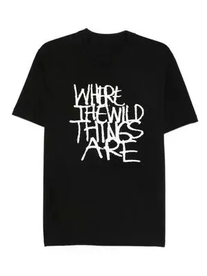 Sacai Graphic-print T-shirt - Black