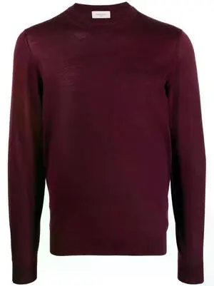 PIACENZA CASHMERE 1733 Crew-neck Wool Jumper - Red