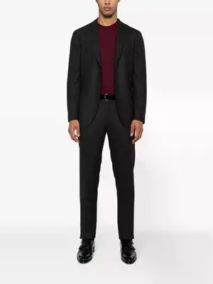 PIACENZA CASHMERE 1733 Crew-neck Wool Jumper - Red