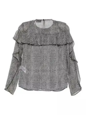 Elisabetta Franchi Animal-print Top