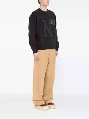 MAISON MARGIELA Appliqué Logo Sweatshirt - Black