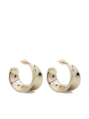 Patrizia Pepe Half-hoop Earrings - Gold