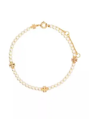 Tory Burch Kira Logo-detail Bracelet - Gold