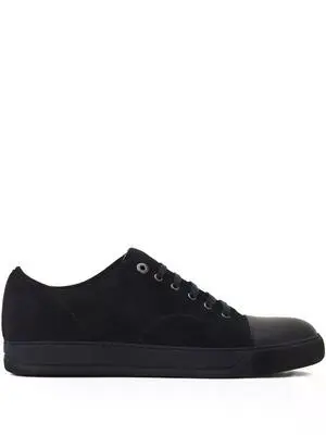 LANVIN Leather Cap-toe Sneakers - Blue