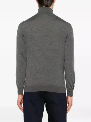 GRAN SASSO Turtleneck Top - Grey