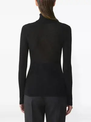 LANVIN Ribbed Turtleneck Sweater
