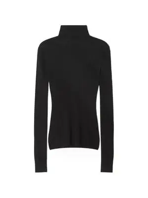 LANVIN Ribbed Turtleneck Sweater
