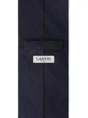 LANVIN Silk Necktie - Blue