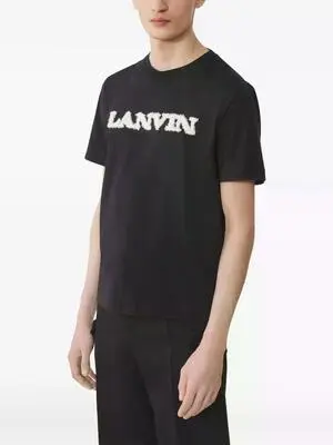LANVIN Logo-embellished Cotton T-shirt