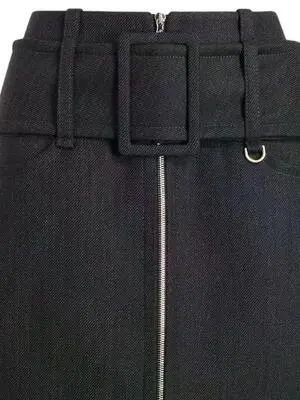 PATOU Belted Mini Skirt