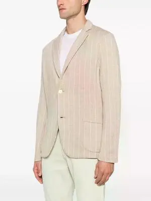 GRAN SASSO Virgin Wool Single-breasted Blazer