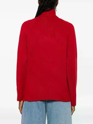 Zadig&Voltaire High-neck Sweater With Button Details - Red