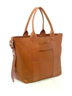 Hogan Script-detail Leather Tote