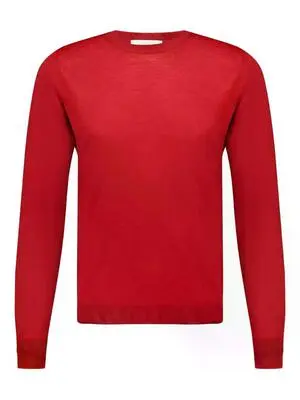 PIACENZA CASHMERE 1733 Crew-neck Wool Sweater - Red