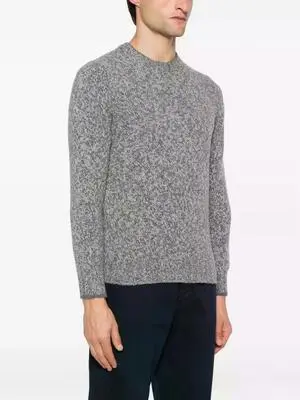 GRAN SASSO Speckled Wool Crew-neck Sweater