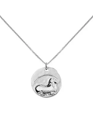 Monica Vinader Aries Zodiac Pendant Necklace - Silver