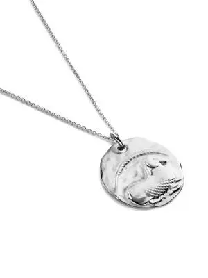 Monica Vinader Aries Zodiac Pendant Necklace - Silver