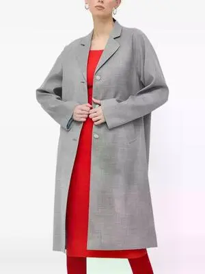 CUSTOMMADE Crystal-button Belted Coat