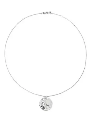 Monica Vinader Libra Zodiac Pendant Necklace - Silver