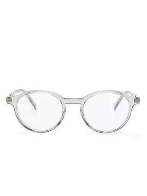 Zegna Round-frame Glasses - Grey
