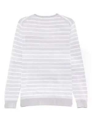 GRAN SASSO Striped Cotton Sweater