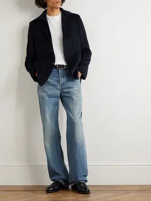 Zegna Layered Cashmere Blazer - Blue