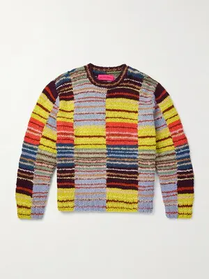 The Elder Statesman Checked Sweaters