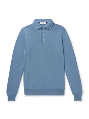 LARDINI Virgin Wool Polo Shirt