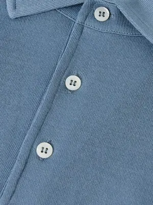 LARDINI Virgin Wool Polo Shirt
