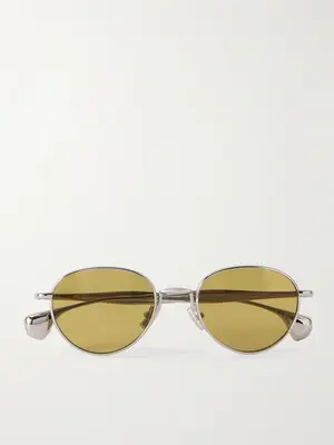 Bottega Veneta Round-frame Sunglasses - Silver