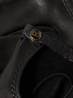 Valentino Garavani Vlogo Leather Gloves