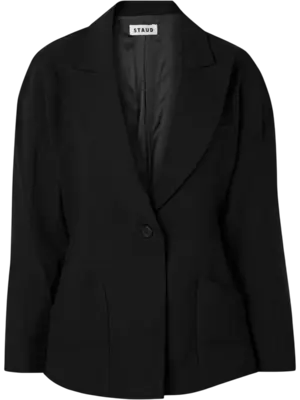 Staud Cole Woven Blazer