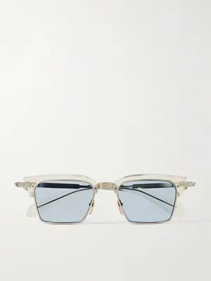 JACQUES MARIE MAGE Alin Square-frame Sunglasses - Silver