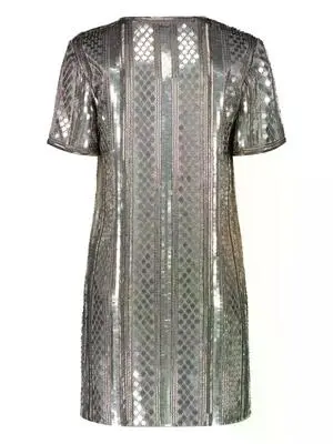 Alberta Ferretti Sequin-embellished Mini Dress