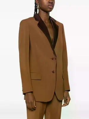 Fendi Satin-lapel Jacket