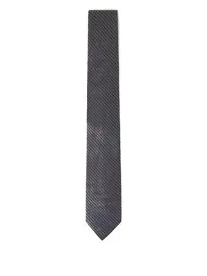 LANVIN Silk Neck Tie - Grey