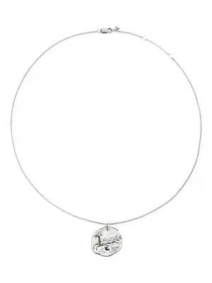Monica Vinader Capricorn Zodiac Pendant Necklace - Silver
