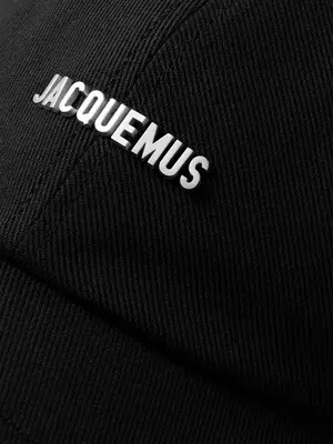 Jacquemus Embellished Cotton-twill Baseball Cap