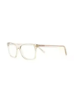Saint Laurent Rectangle-frame Eyeglasses - Neutrals
