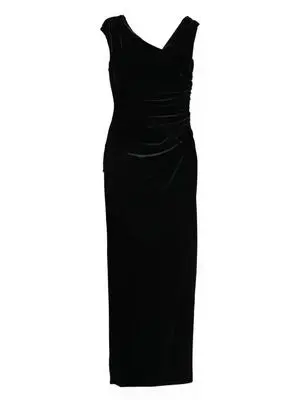 SIR. Ettore Draped Velvet Dress